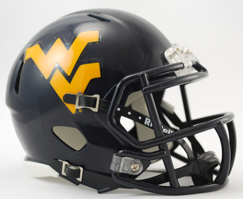 WEST VIRGINIA MOUNTAINEERS NCAA Revolution Speed Mini Football Helmet ...